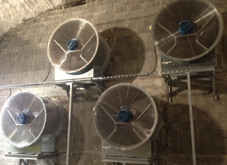 VENTILATION SYSTEMS FOR UNDERGROUND MINES AND QUARRIES - SUB'ROCA
